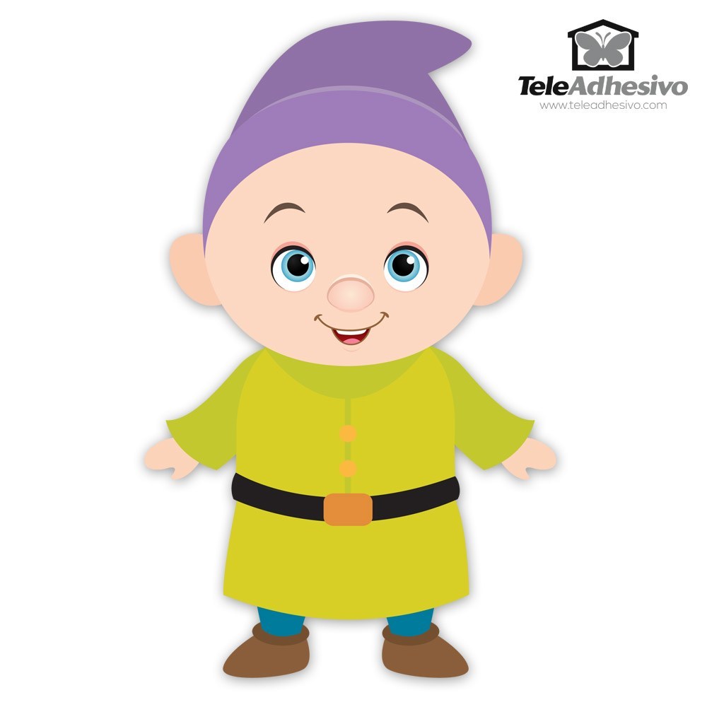 Vinilo infantil Enanito Mudito