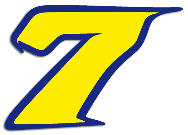 Pegatina Número 7